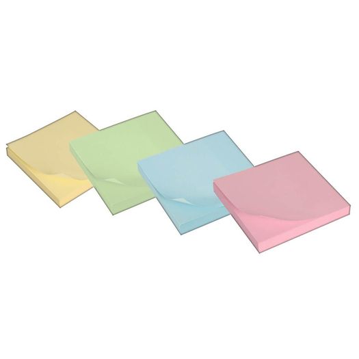 Bloco Note Fix 100 Folhas 4 Unidades Diversas Cores - Livrarias Curitiba