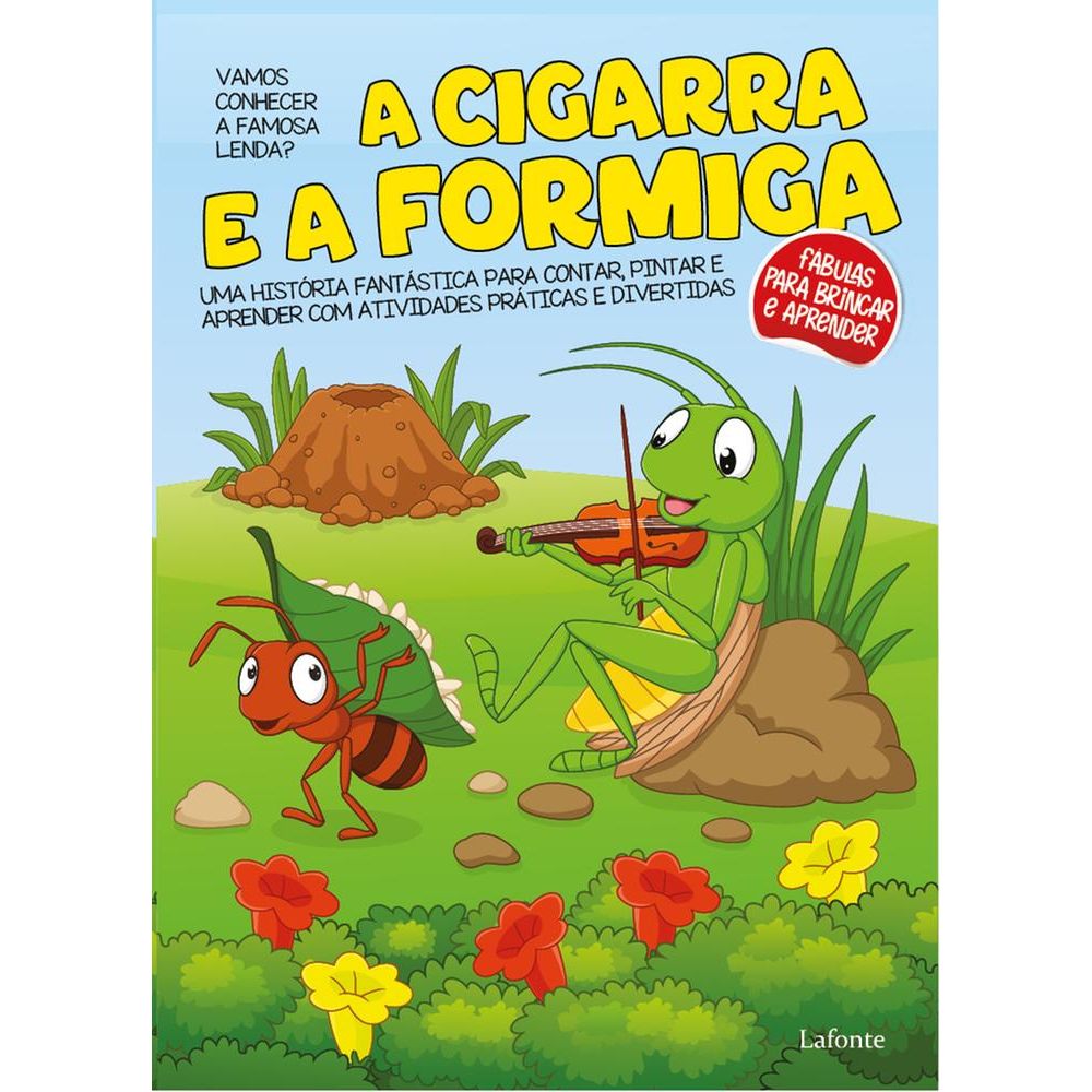A Cigarra E A Formiga - Livrarias Curitiba