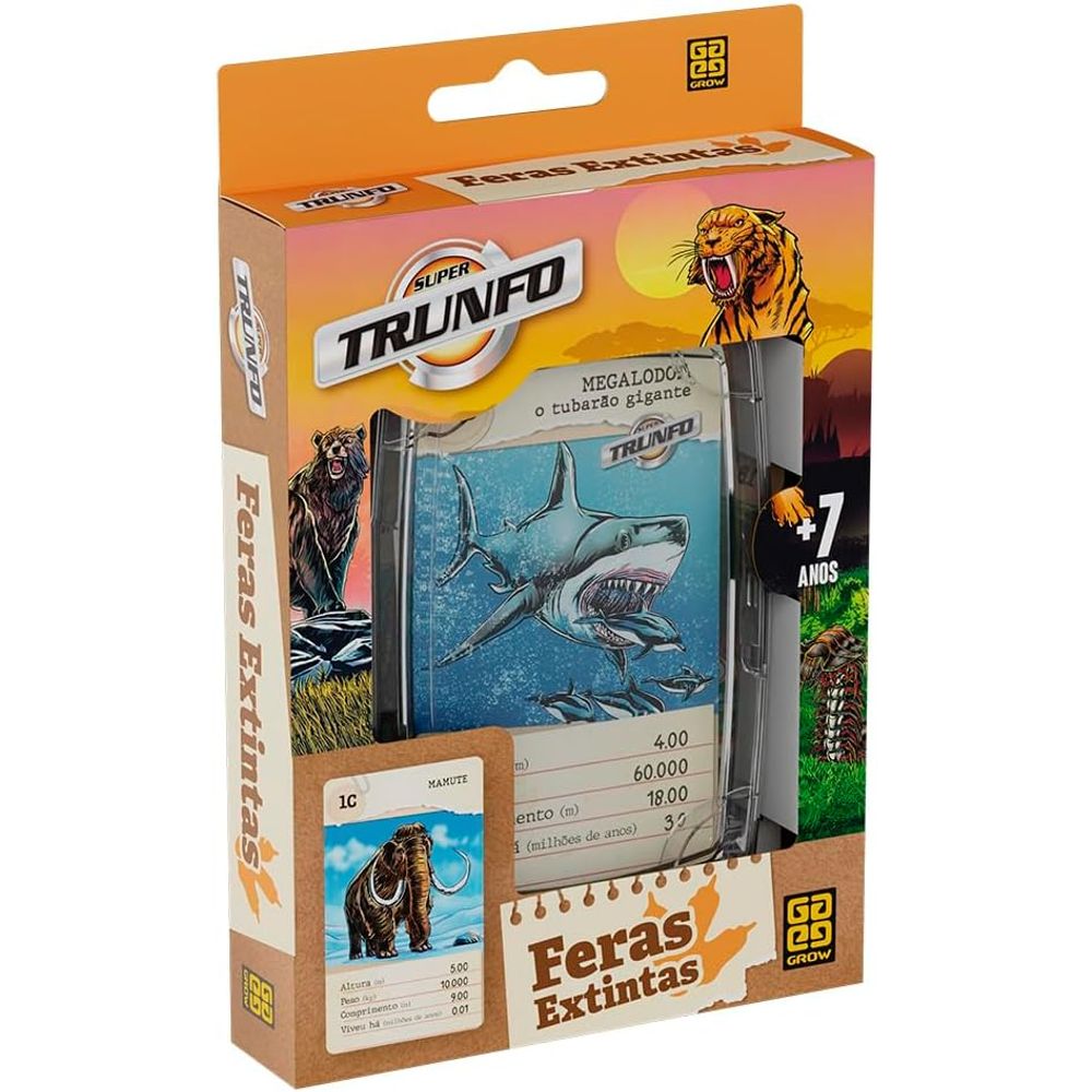 Jogo De Cartas Super Trunfo Feras Extintas - Livrarias Curitiba