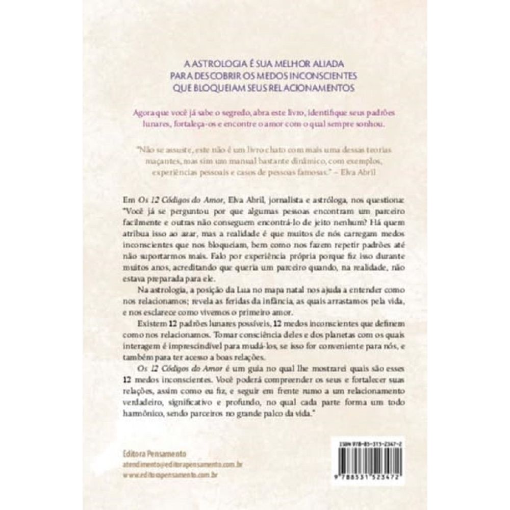 Os 12 Códigos Do Amor - Livrarias Curitiba