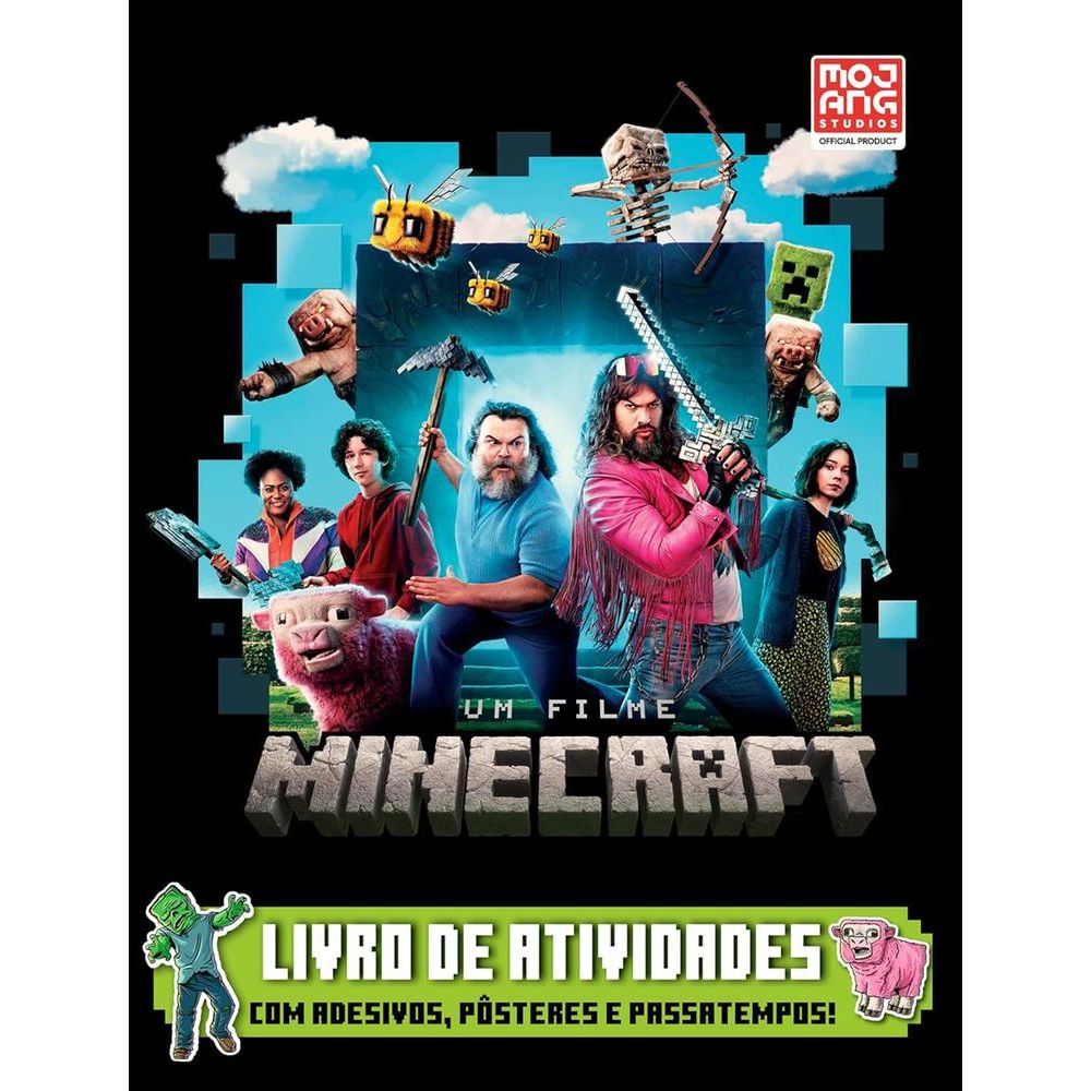 Um Filme Minecraft - Livro Oficial De Atividades - Livrarias Curitiba