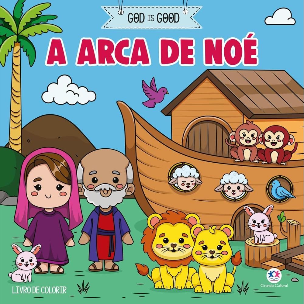 A Arca De Noé - Livro De Colorir - Livrarias Curitiba