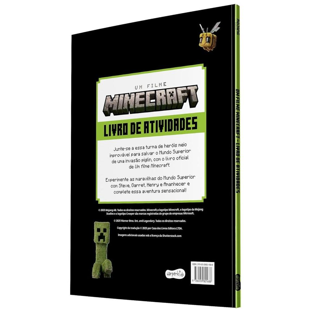Um Filme Minecraft - Livro Oficial De Atividades - Livrarias Curitiba