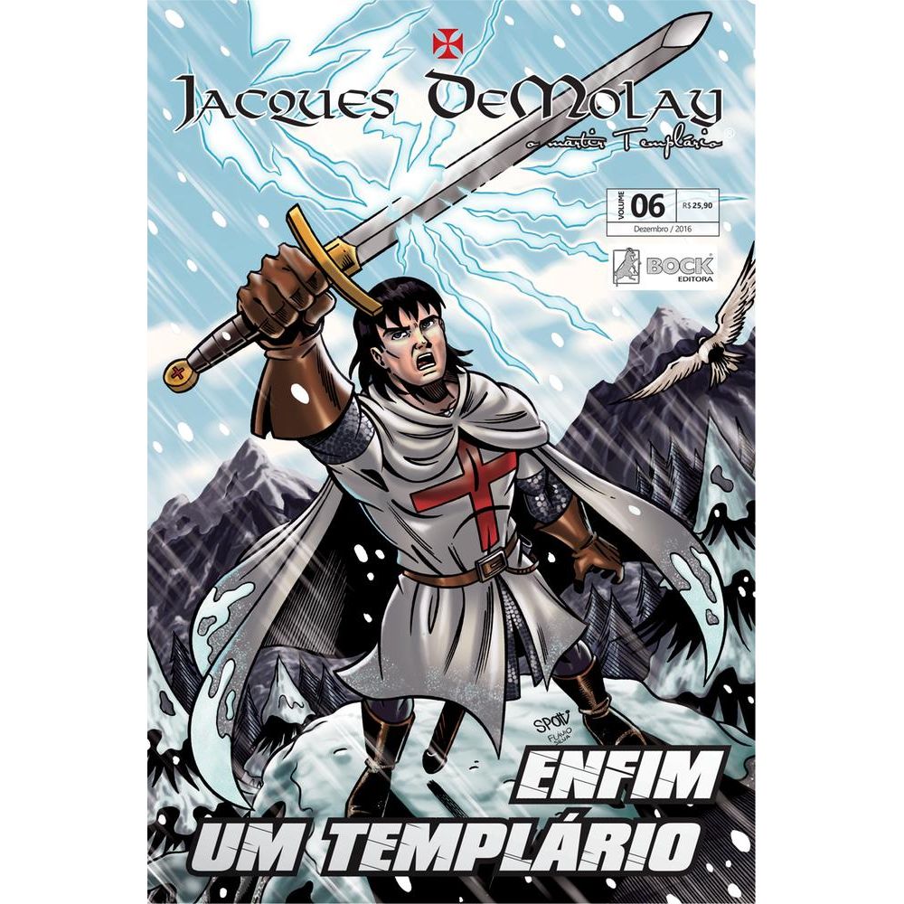 Jacques Demolay - O Martir Templario - Volume 6 - Livrarias Curitiba